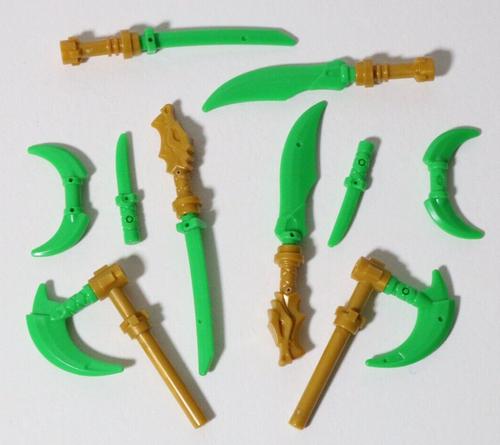 LEGO Ninjago Jade Weapon Minifigure Gold Pack Tournament Of Elements ...