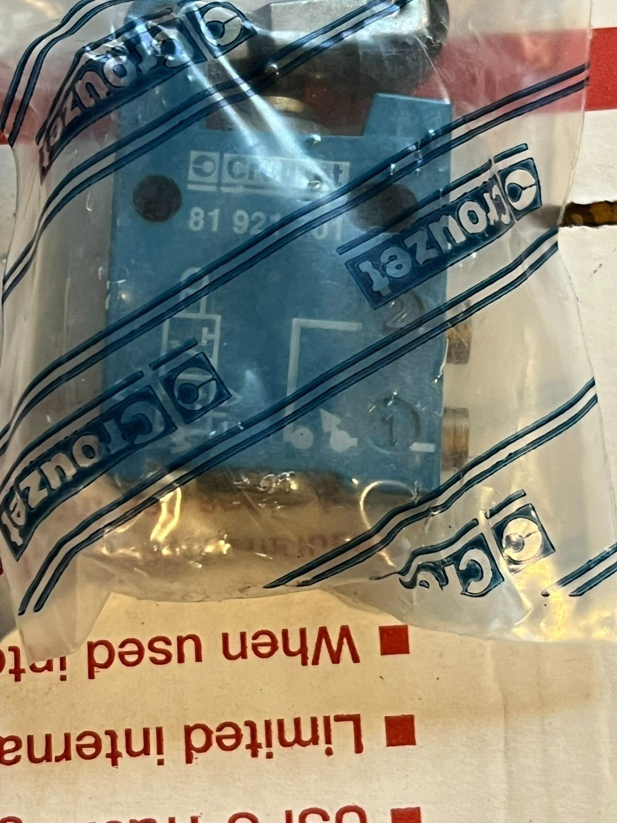 CROUZET 81921701 Pneumatic Stroke Valve nos surplus no packaging | eBay