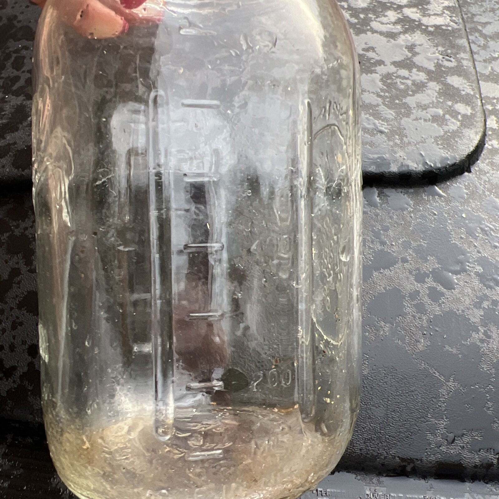 Vintage GENUINE Ball Small Mouth Mason Fruit Jar quart Sculptured Glass ...