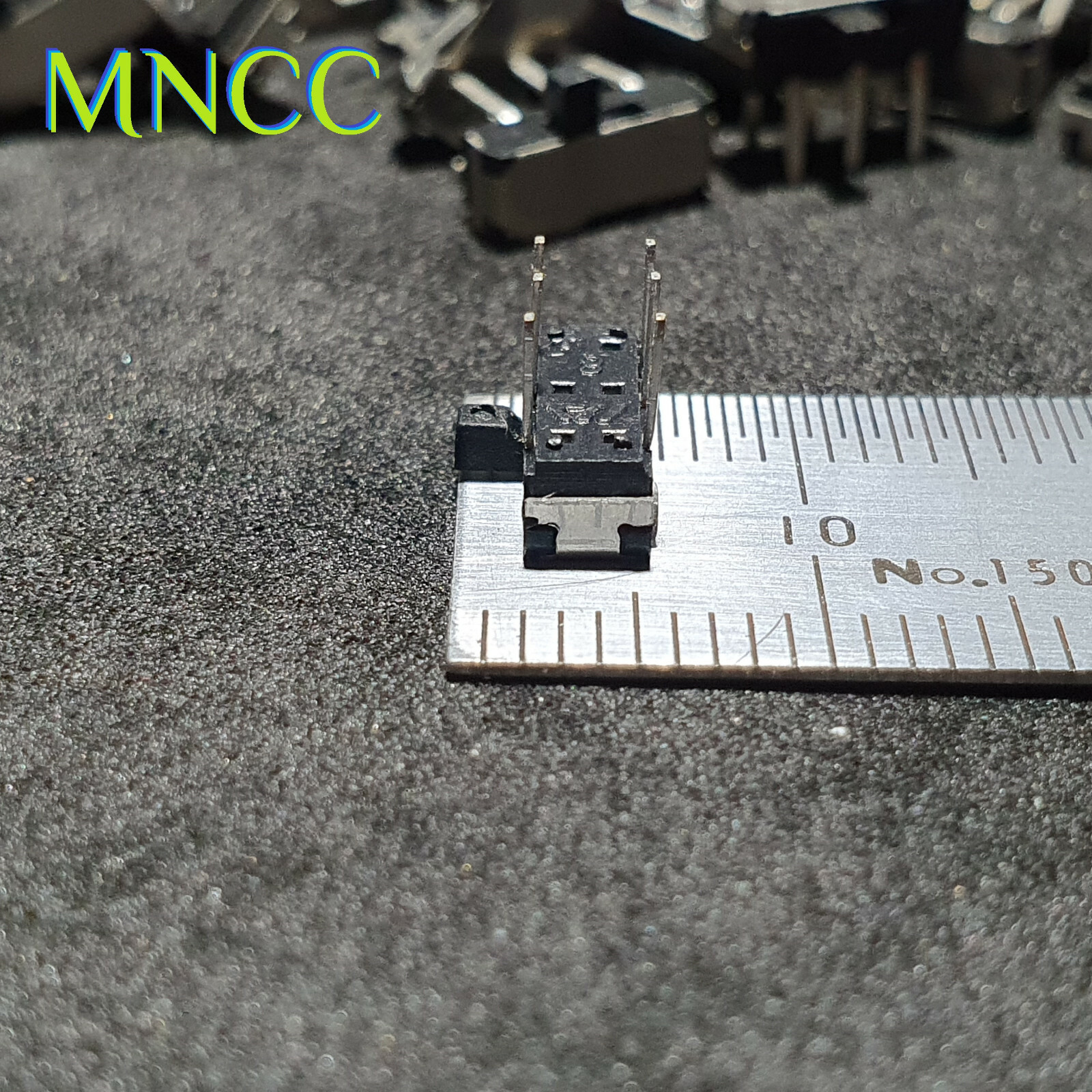 2 Position On / Off DPDT 2P2T 6 Pin PCB Right Angle Slide Switch 9x3 ...