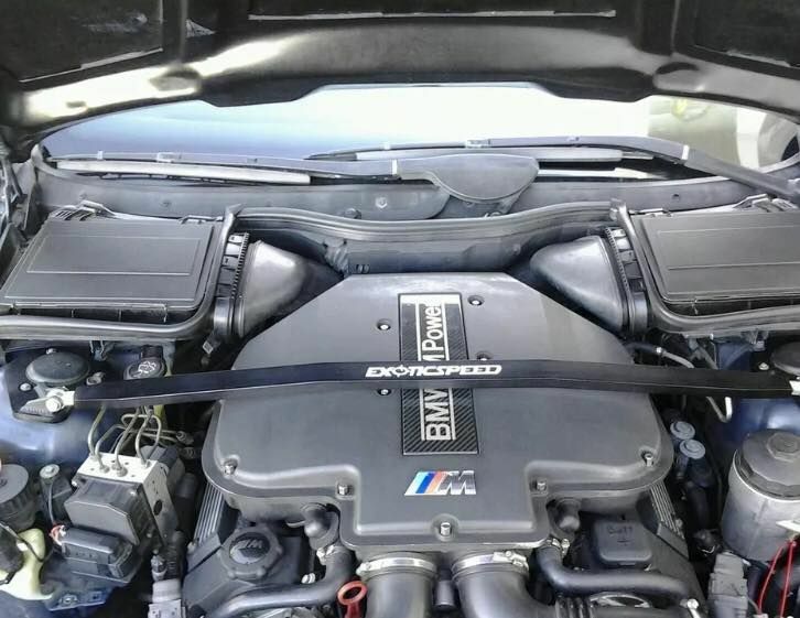 EXOTICSPEED RCF Carbon fiber front strut tower bar BMW E39 525/528/530 ...
