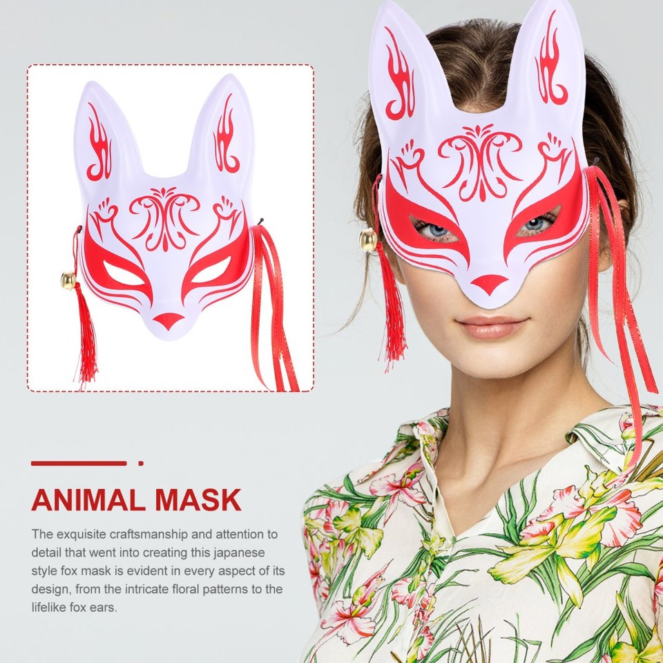 Half Facial Mask Dance Party Performance Eye Fox Prop Masquerade | eBay ...