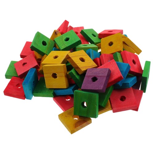 50 Pcs Parrot Chewing Toy Bite Block Toys for Parrots Bird Large | eBay