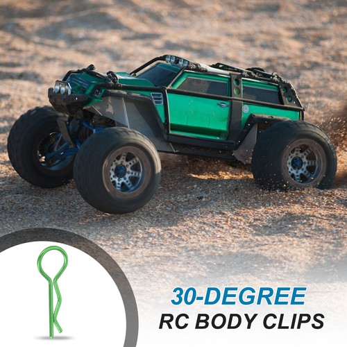 30Pcs 30-Degree RC Body Clips for 1/6 1/8 Scale Model(Green, 35mm) | eBay