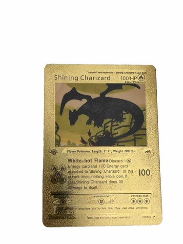 1995-2000 Golden Shining Charizard RARE | eBay