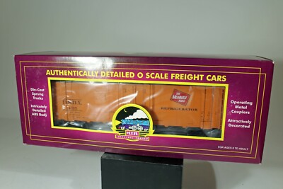 MTH 20-90242 C Milwaukee Road 40' Steel Sided Reefer Orange DSDX 4315 ...
