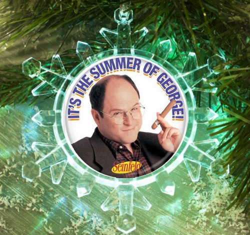 Seinfeld The Summer Of George Snowflake lit Holiday Christmas Tree ...
