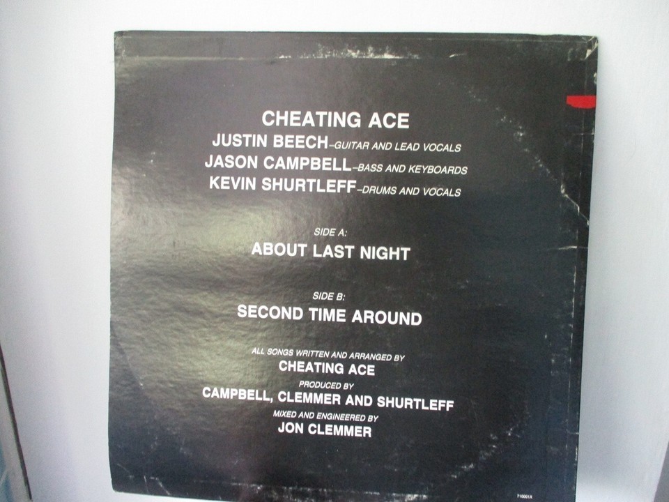 Cheating Ace Record LP Vinyl Jason Campbell, Kevin Shurtleff, Justin ...