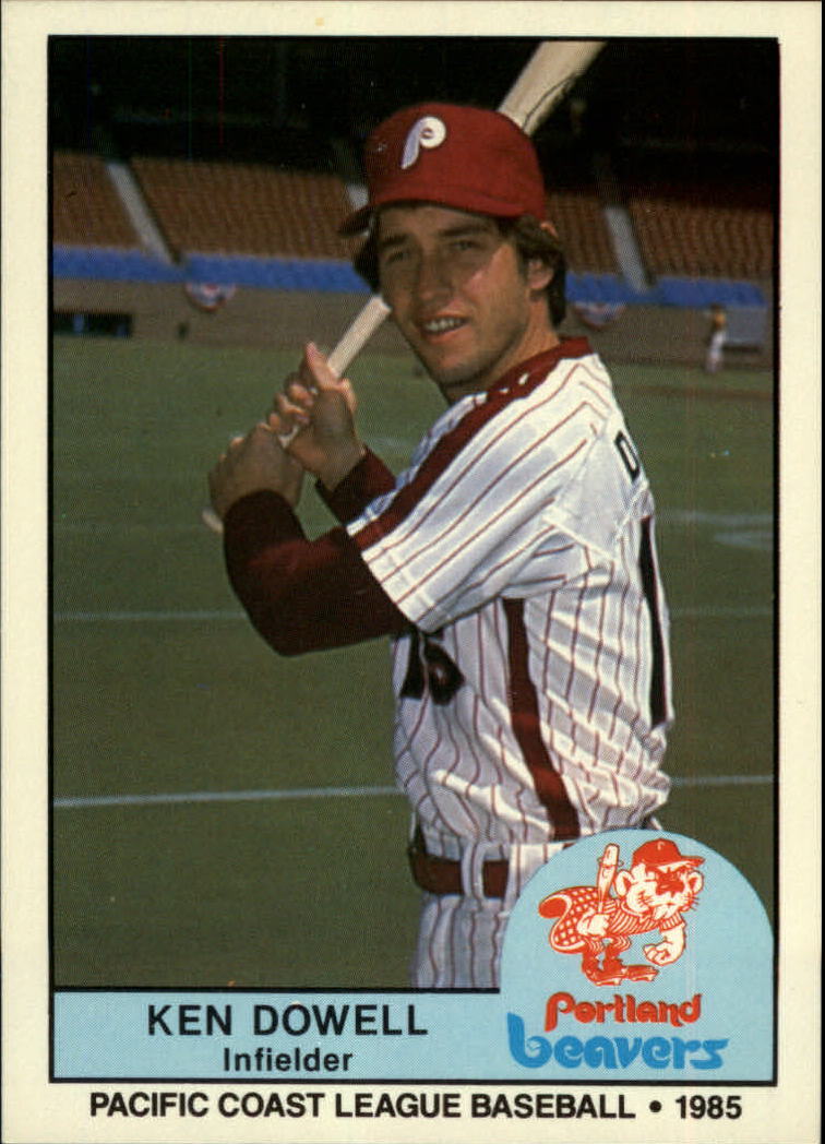 1985 Portland Beavers Cramer #46 Ken Dowell Sacramento California CA ...