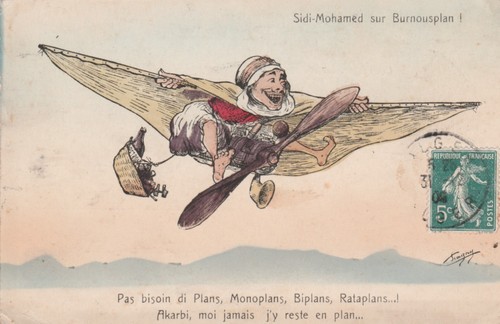 CPA ILLUSTRATEUR Sidi-Mohamed sur Burnousplan pas Bisoin di plans ...