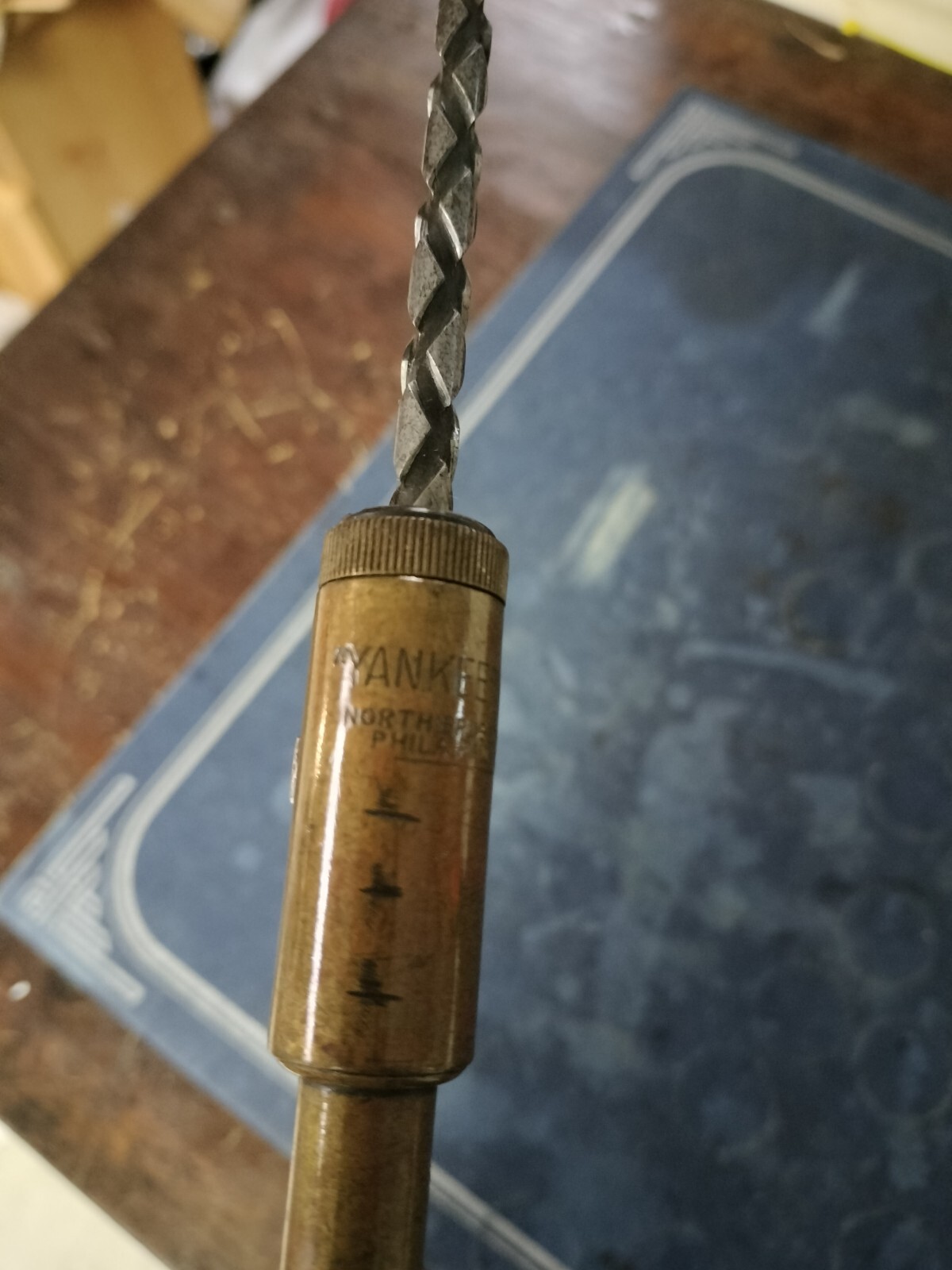 Vintage ( Stanley ) North Brothers No. 135 Wood Handle Yankee ...