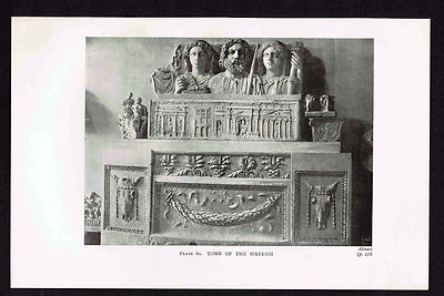 Tomb of the Haterii, Busts, 2nd Century CE, Rome - 1912 Historical Art ...