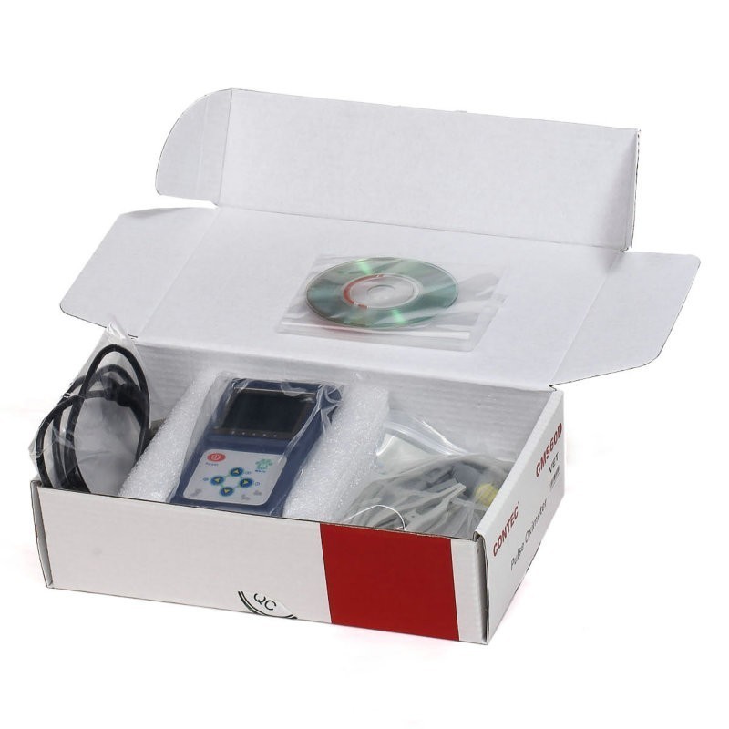 CONTEC Veterinary Pulse Oximeter CMS60D-VET with Tongue SpO2 Probe+USB ...