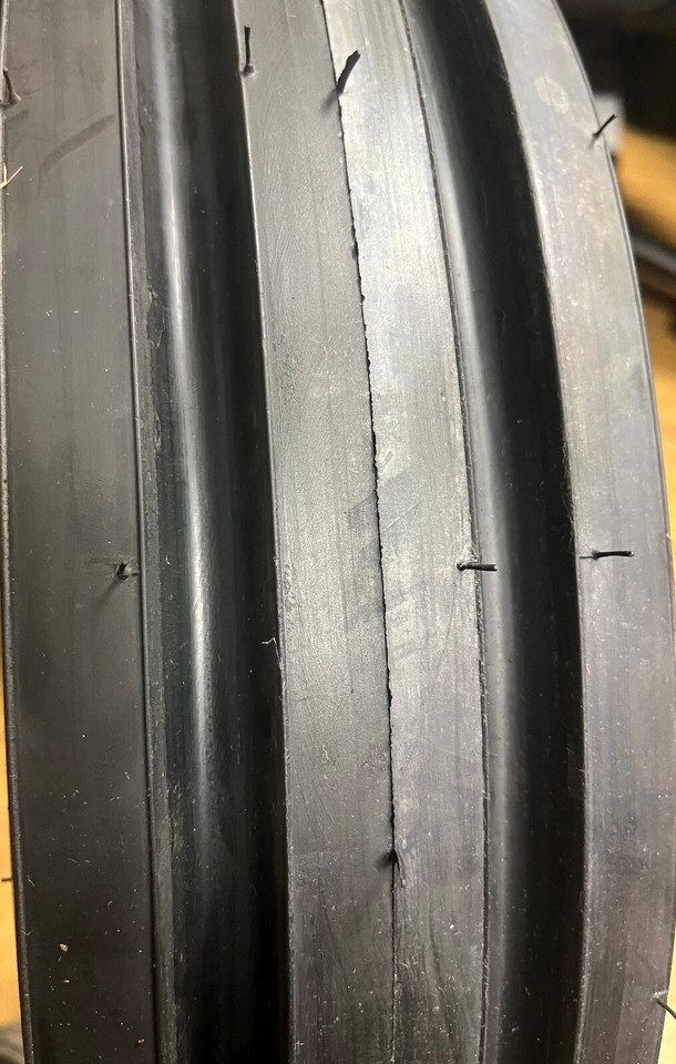 (2 -Tires w/Tubes) ROAD CREW KNK35 5.50-16, 5.50X16 6 Ply 3 Rib Tractor ...