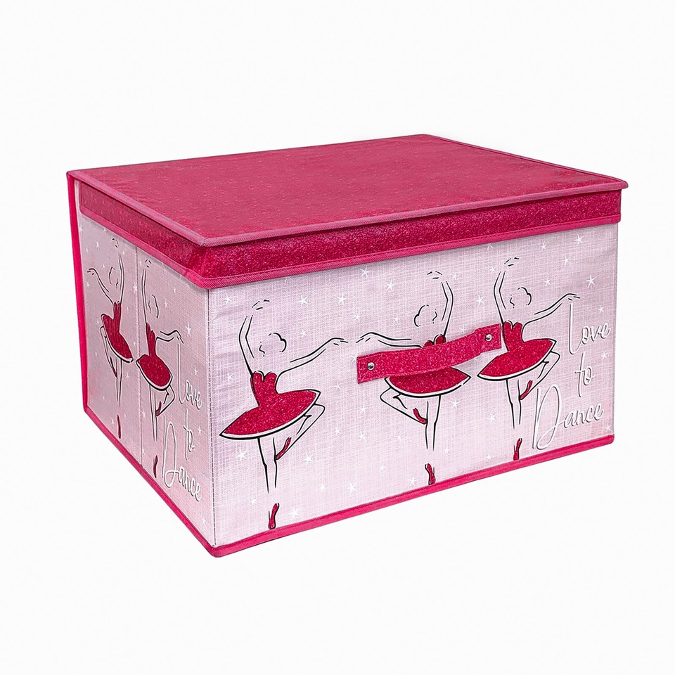 Large Collapsible Storage Box Folding Jumbo Storage Chest Kids Room Toy ...