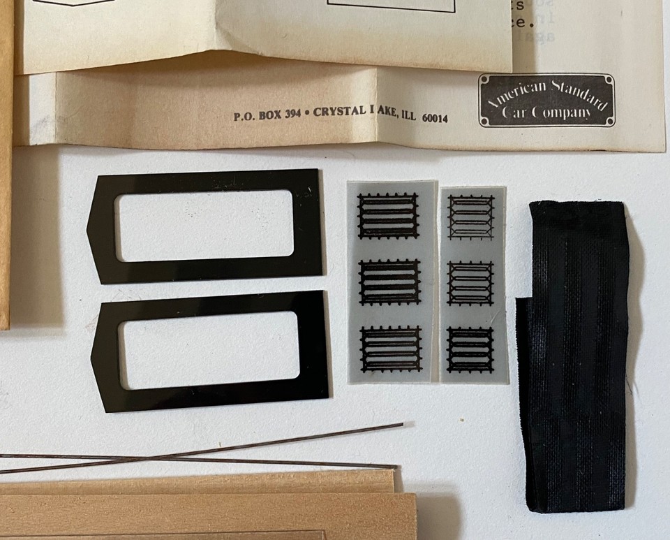 O Scale American Standard Car Company Kit 3979 Pullman 8 Sec-1DR-2 Comp ...