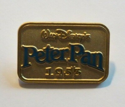 DISNEY WDW CAST LANYARD SERIES PETER PAN GOLD MARQUEE PIN | eBay