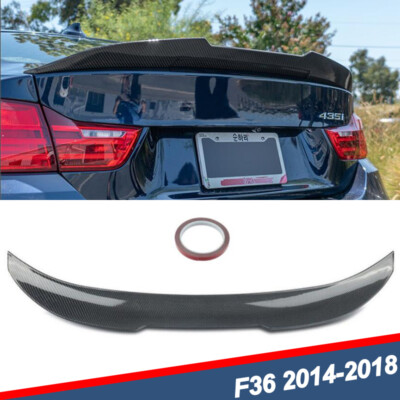 PSM Style Carbon Color Trunk Spoiler For BMW F36 428i 435i 440i Gran ...
