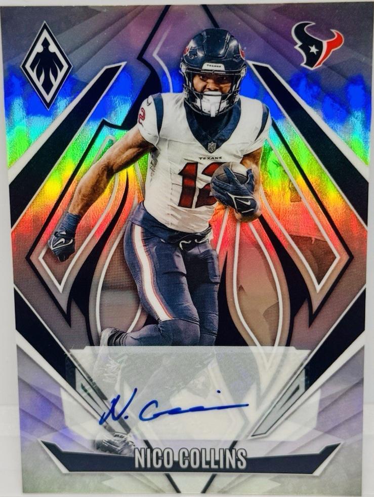 2024 Panini Phoenix - Nico Collins #115 Silver Autograph /25 (AU) for ...