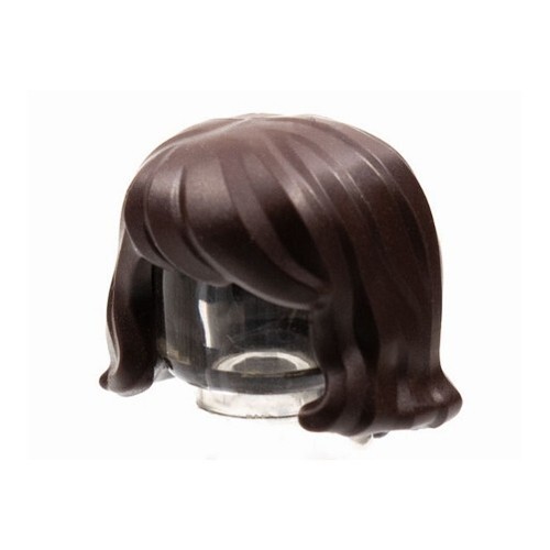 LEGO - Minifig, Hair Female Shoulder Length, Wavy with Bangs - Dark ...