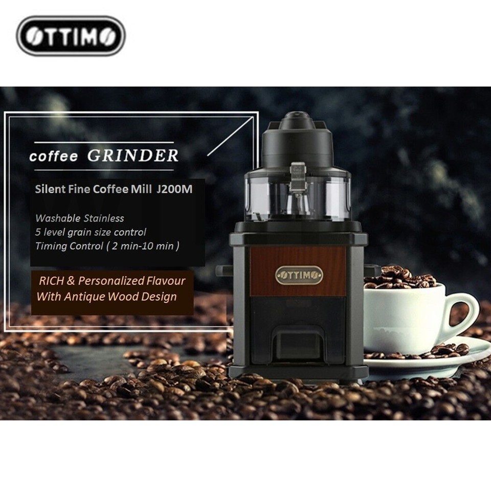 Ottimo Coffee Bean Roaster Grinder Mill J-200M For Home Cafe 220V | eBay
