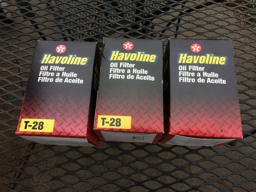 Havoline Engine Oil Filter T-28 - set of 3 - new in box! 76568019457| eBay