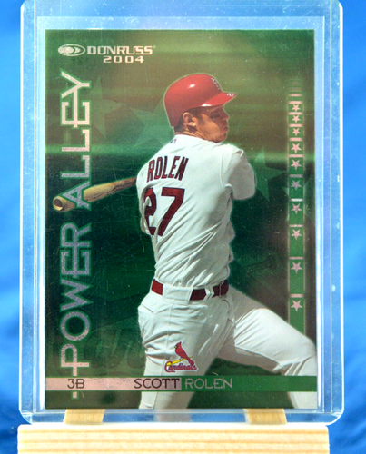 2004 Donruss Power Alley Scott Rolen #PA-10 Green # 21/25 St Louis ...