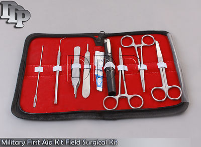 Military First Aid Kit Field Surgical Kit Basic for minor surgery | eBay