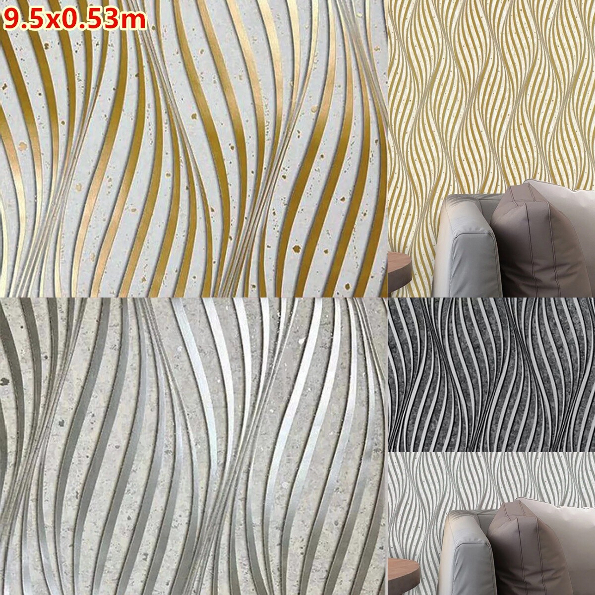 Feature Textured Wallpaper Decowall Salda Plaster Textured Wallpaper
