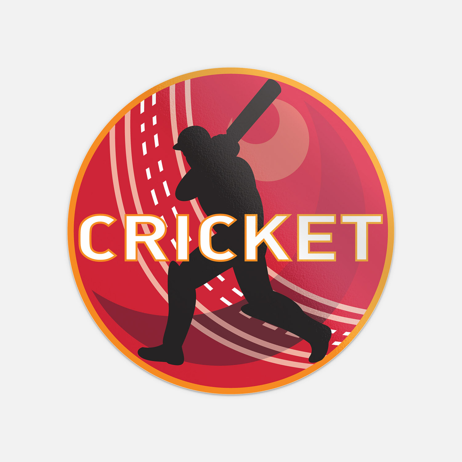 Cricket Sport Ball Player Vinyl Sticker Decal | eBay
