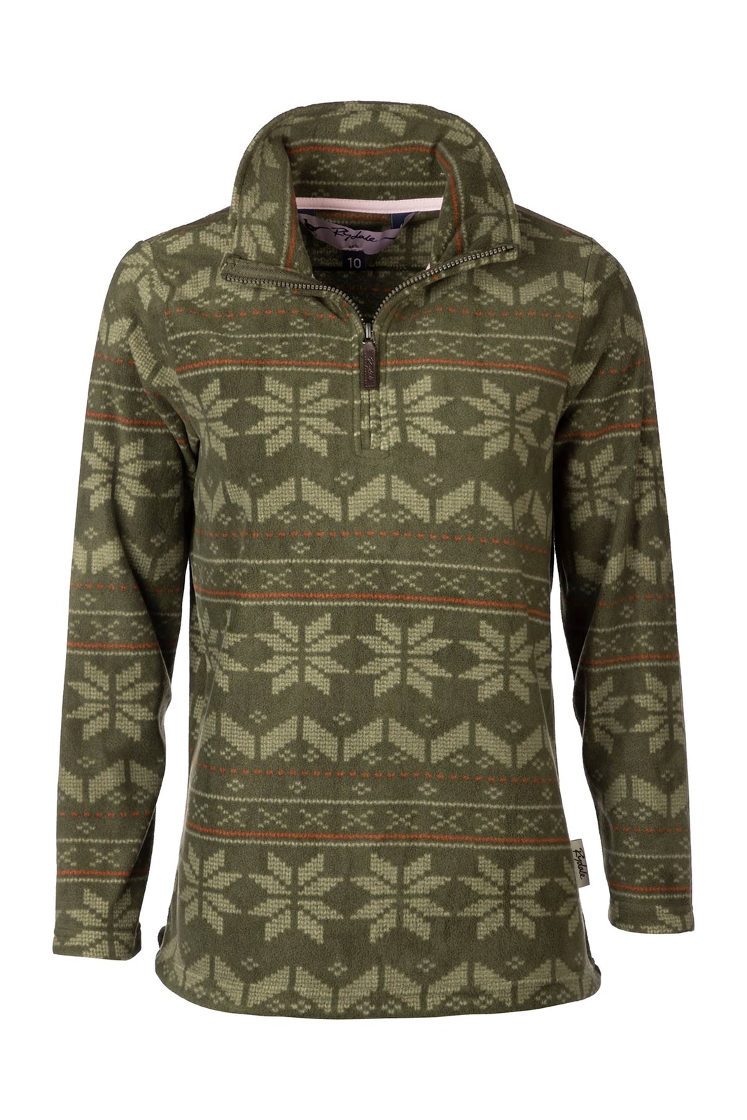 Ladies Fair Isle Fleece Jumper Women's Overhead Fleece Christmas ...