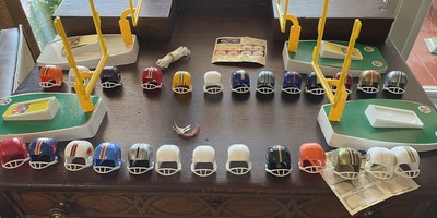 RARE! 1970’s NFL Miniature Mini Helmets With Goal Posts From Sears And ...