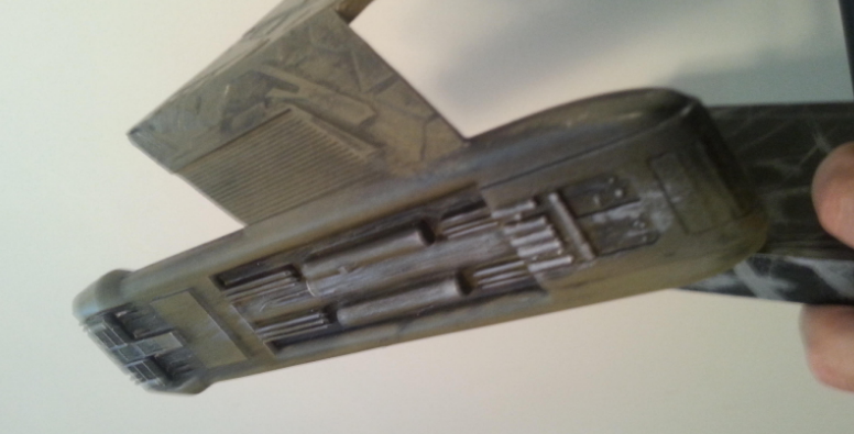 STAR TREK enterprise 1 Klingon battle cruiser prop*Lights and Remote 1/ ...