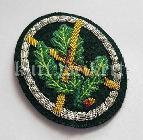 German officer Ski - Jager troops badge - Deutsche Offiziere Ski-Jäger ...
