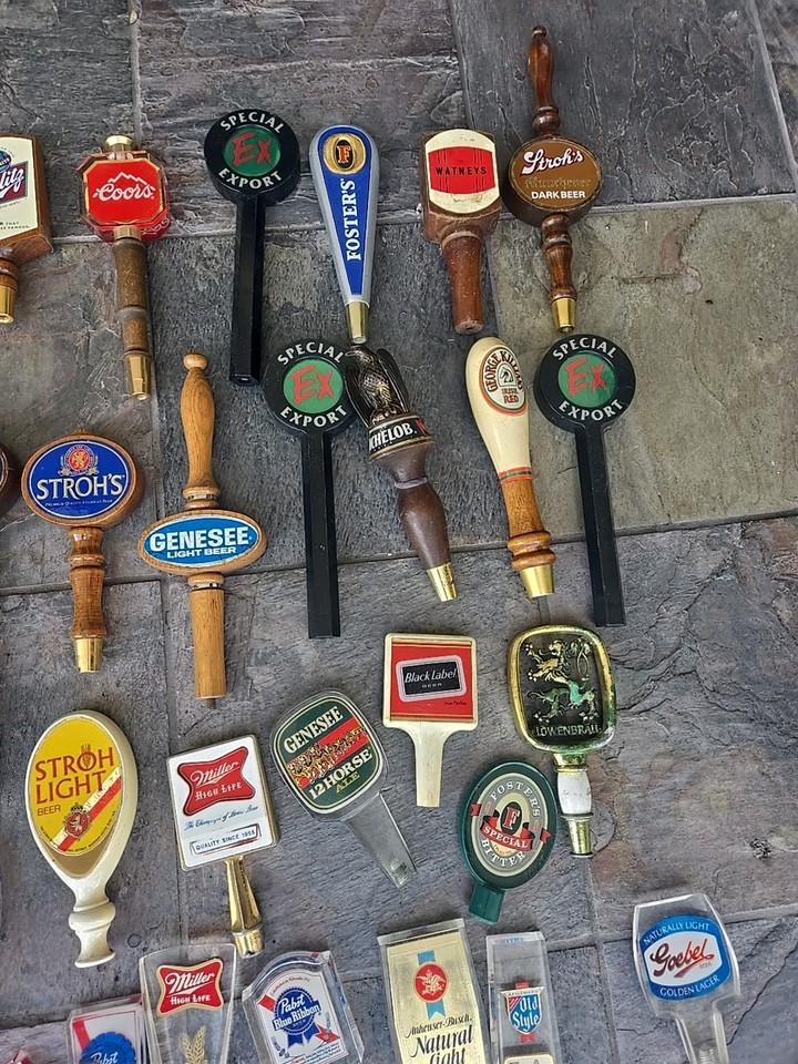 Lot Of 62 Vintage Beer Tap Draft Handles | eBay