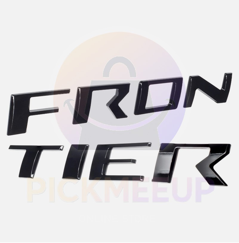 Gloss Black Letters Fits for FRONTIER 2022 2023 2024 2025 Tailgate ...