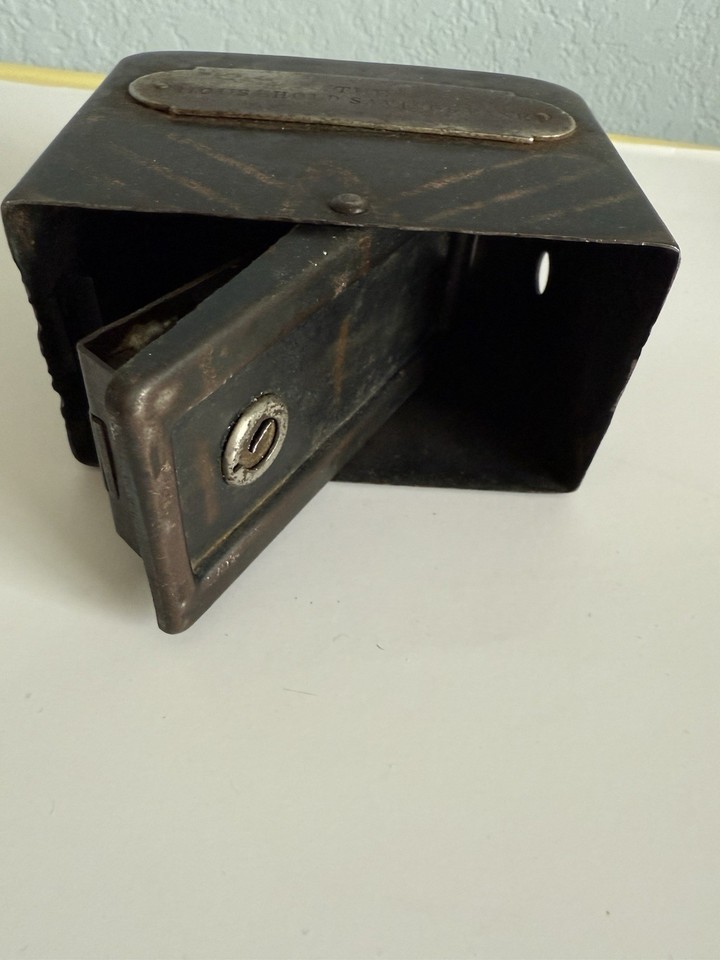 Vintage Metal Coin Bank Very Good Condition | eBay