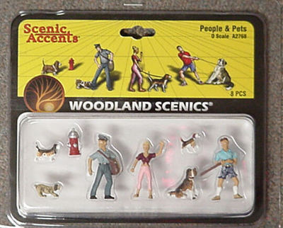 O scale Figures Dogs PEOPLE & PETS Woodland Scenics People # 2768 | eBay