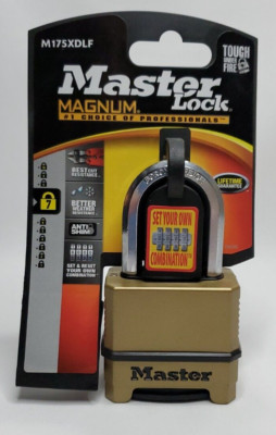 Master Lock Magnum Combination Padlock M175XDLF *NEW* Lock !!!BUY MORE ...
