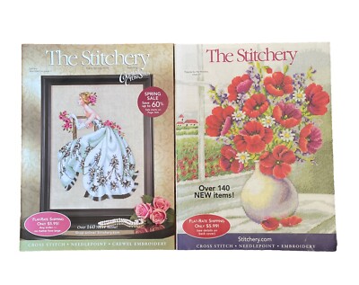 The Stitchery Catalog (2)2010 2021 Needlework Kit Crewel Embroidery ...