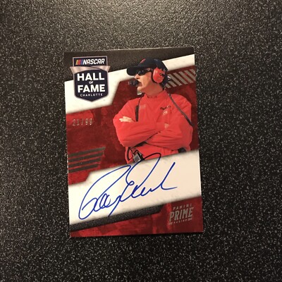 2023 Prime NASCAR Ray Evernham Hall Of Fame HOF Signatures Auto ...
