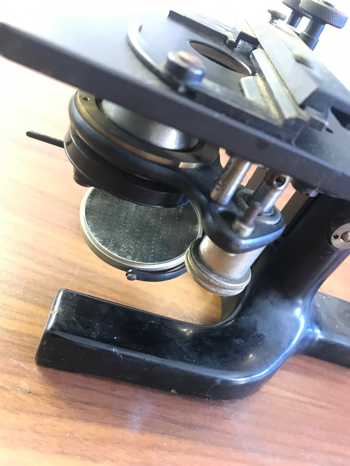 C.REICHERT WIEN MICROSCOPE BRASS VINTAGE OLD MIKROSKOP AUSTRIA ...