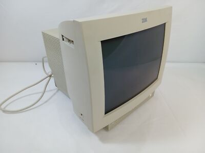 Vintage IBM G74 6547-OAN 17 Inch CRT Retro Colour Display Monitor ...