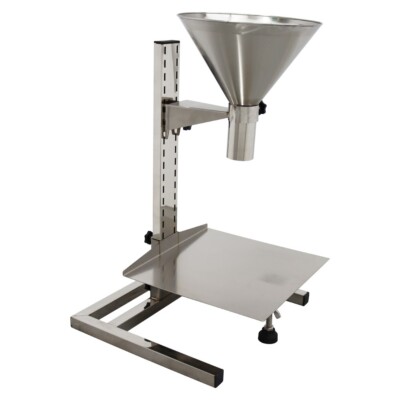 Stainless 4cm Feeding Hopper with Support Stand Lifting platform Height ...