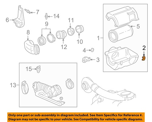 GM OEM Air Cleaner Intake-Air Cleaner Clip 25043286 | eBay
