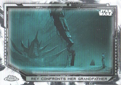 2021 Star Wars Chrome Legacy Card #18 Rey Confronts Her Grandfather | eBay