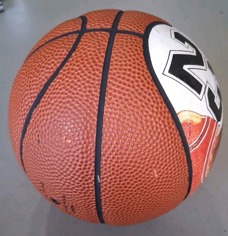 Vintage Michael Jordan Wilson Mini Basketball 5.5" Best Team Ever 72-10 ...