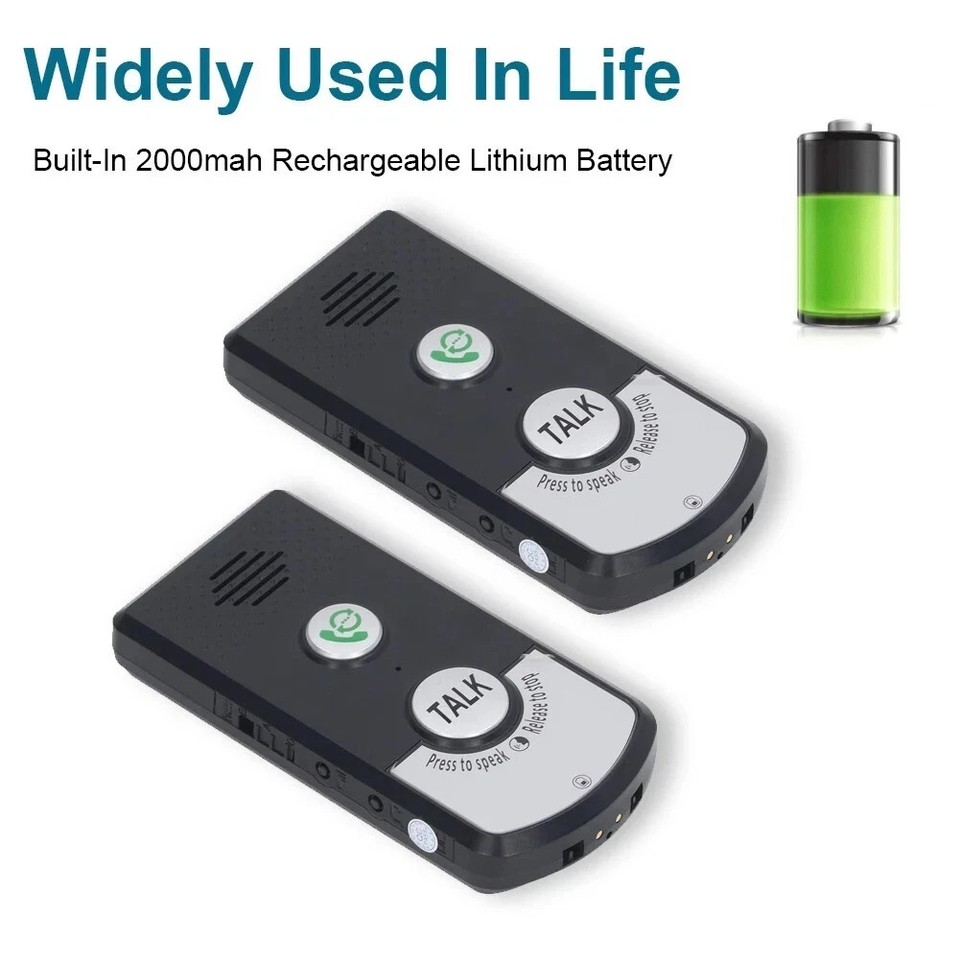 2 Way Wireless Intercom System For Home Ultra Long Range Wireless Voice ...