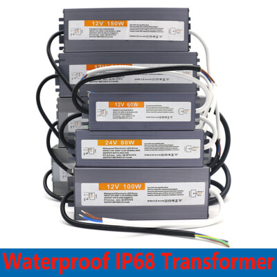 Outdoor LED Power Supply Transformer Waterproof IP68 90-250V AC to 12V ...