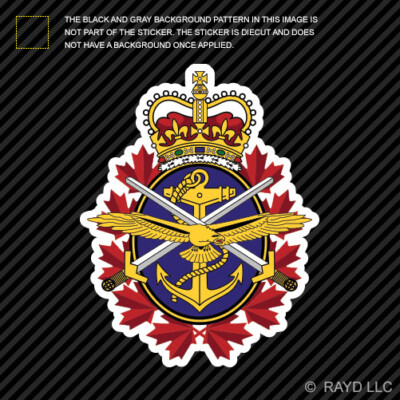 Canadian Armed Forces Sticker Die Cut Vinyl caf canada army | eBay